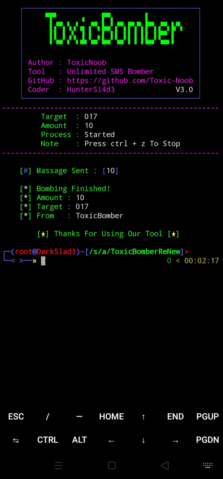 GitHub - Toxic-Noob/ToxicBomber: A Powerful SMS Bomber Tool For Bangladesh.